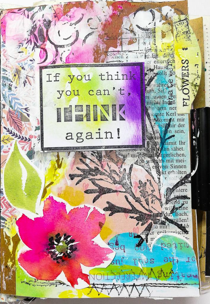 Mixed Media Art Journal Collage – Video Tutorial – Susanne Rose Art