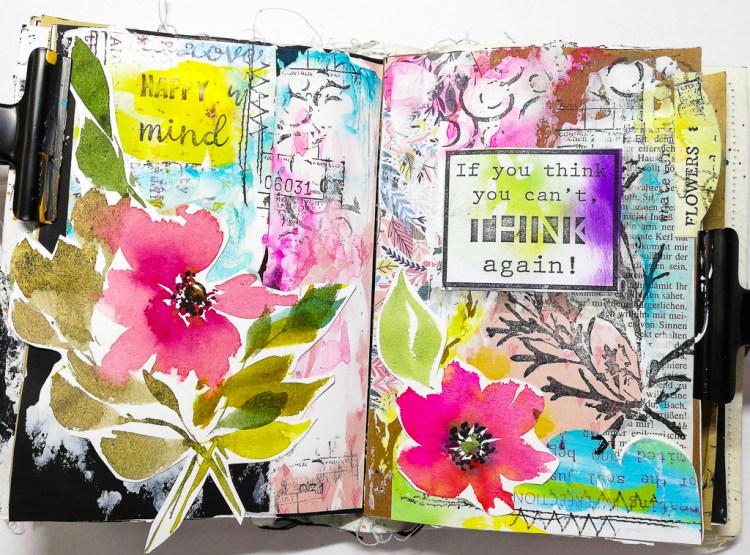 Mixed Media Art Journal Collage – Video Tutorial – Susanne Rose Art