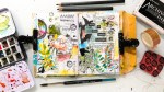 Mixed Media Art Journal Collage – Process Video – Susanne Rose Art