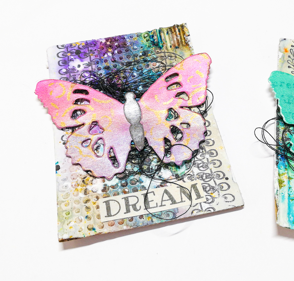 Mixed Media Artist Trading Cards with Brushos and Mica Powder – Susanne ...