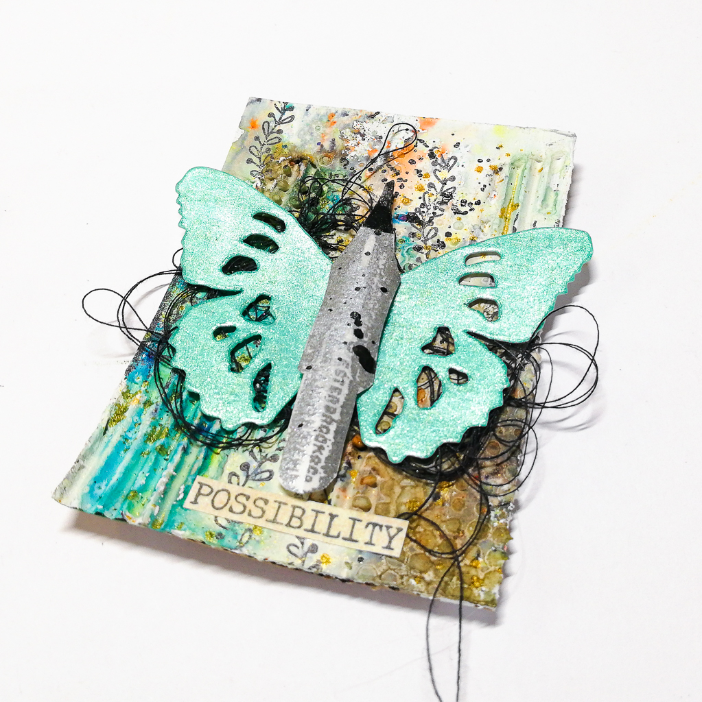 Mixed Media Artist Trading Cards with Brushos and Mica Powder – Susanne ...
