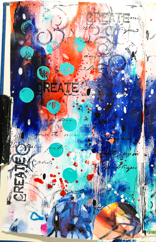 Mark Making Art Journal Page – Susanne Rose Art