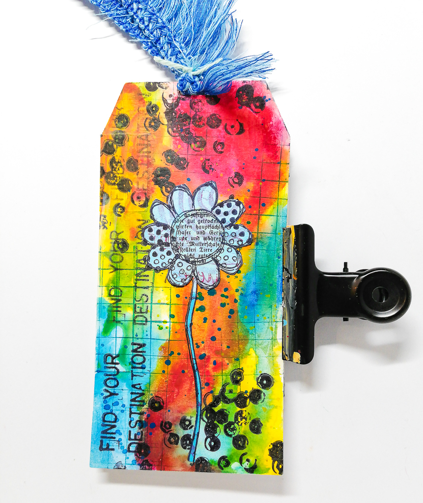 Easy Tag Journal Cover using Neocolor Crayons – Susanne Rose Art