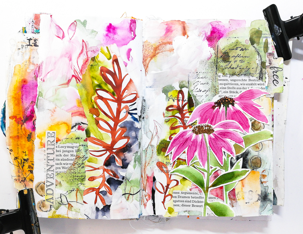 Intuitive Art Journal Collage – Video Tutorial – Susanne Rose Art