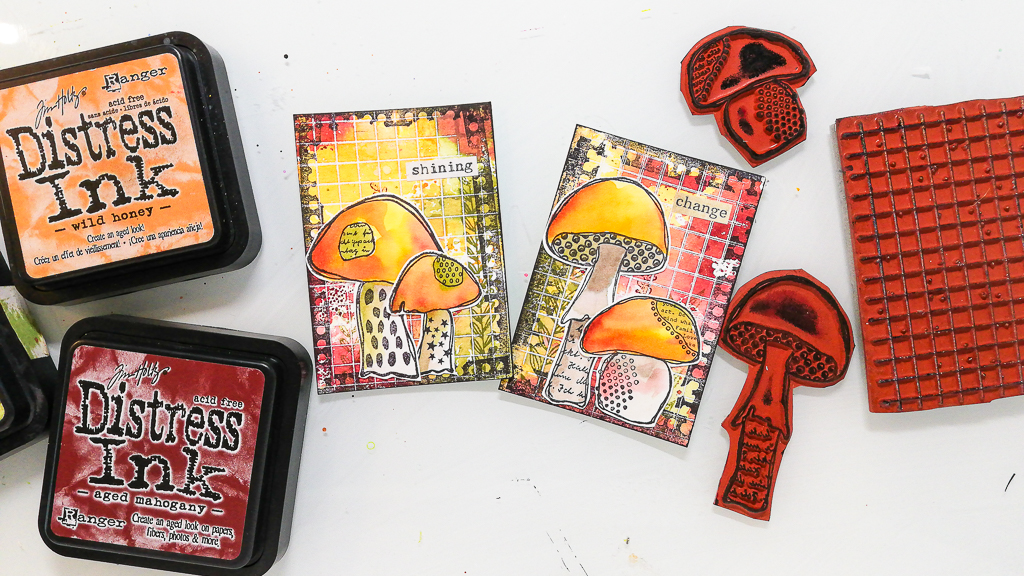 Artist Trading Cards with Distress Inks – Video Tutorial – Susanne Rose Art