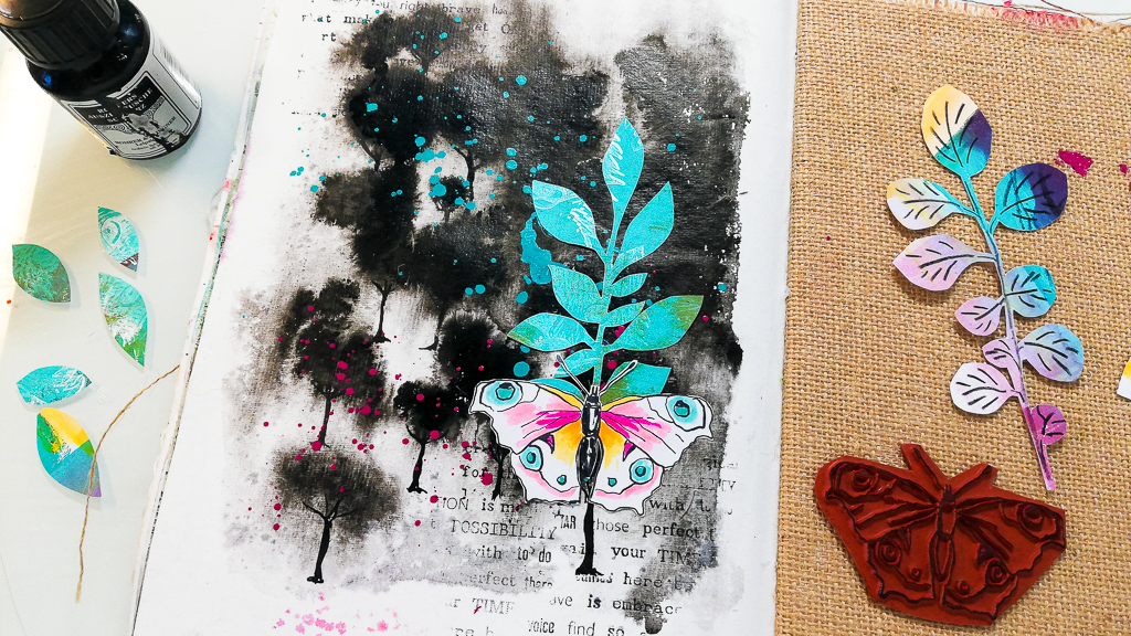 Mixed Media Collage – Video Tutorial – Susanne Rose Art