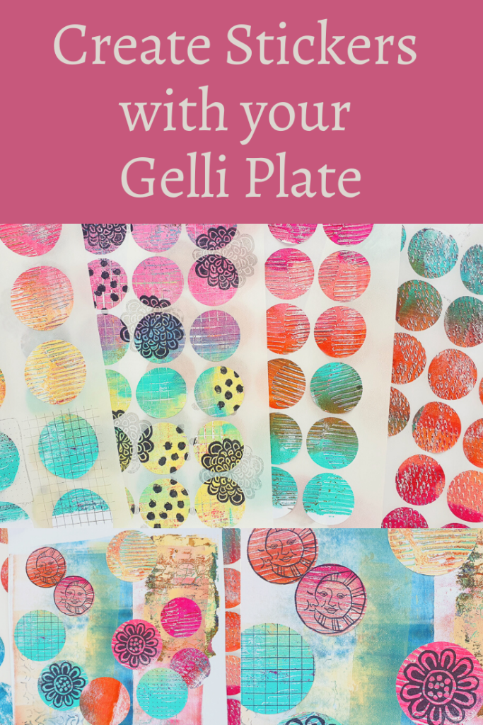 Make your own Stickers – Gelli Printed Labels – Susanne Rose Art
