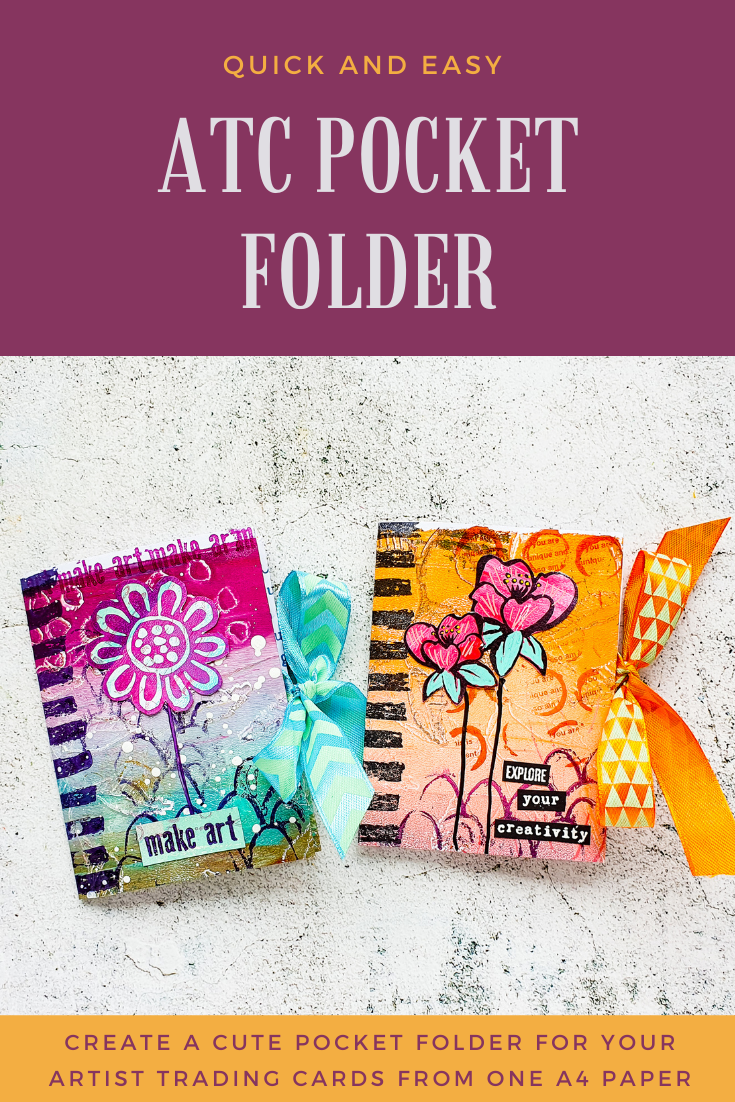 ATC Pocket Folder from One Sheet of Paper – Susanne Rose Art