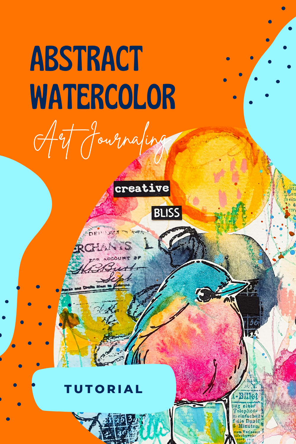 Abstract Watercolor Art Journaling – Video Tutorial – Susanne Rose Art