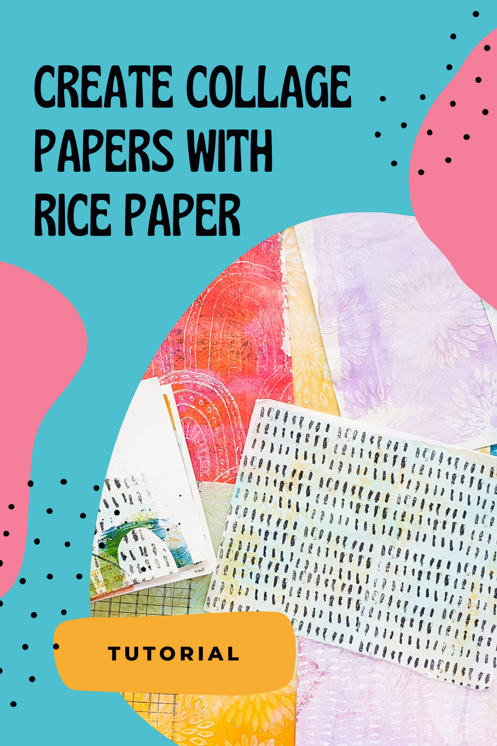 Collage Papers with Rice Paper and the Gelli Plate – Susanne Rose Art