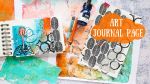 Mixed Media Collage Art Journal Page – Video Tutorial – Susanne Rose Art