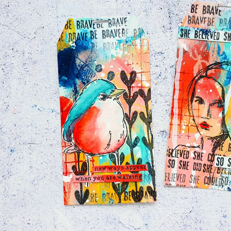 Abstract Mixed Media Play – Susanne Rose Art