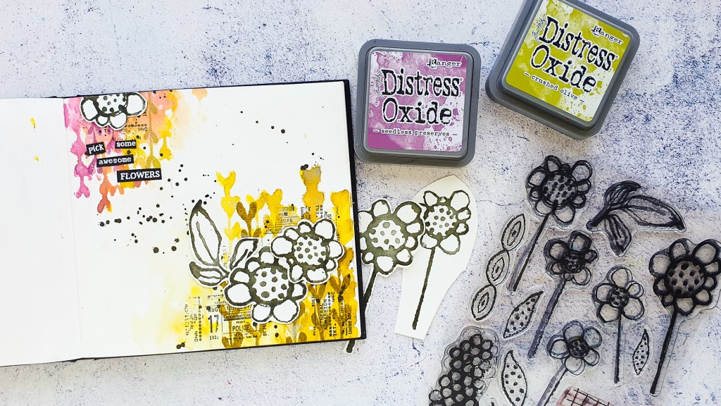 How to create beautiful Watercolor Effects with Distress Oxides – Video ...
