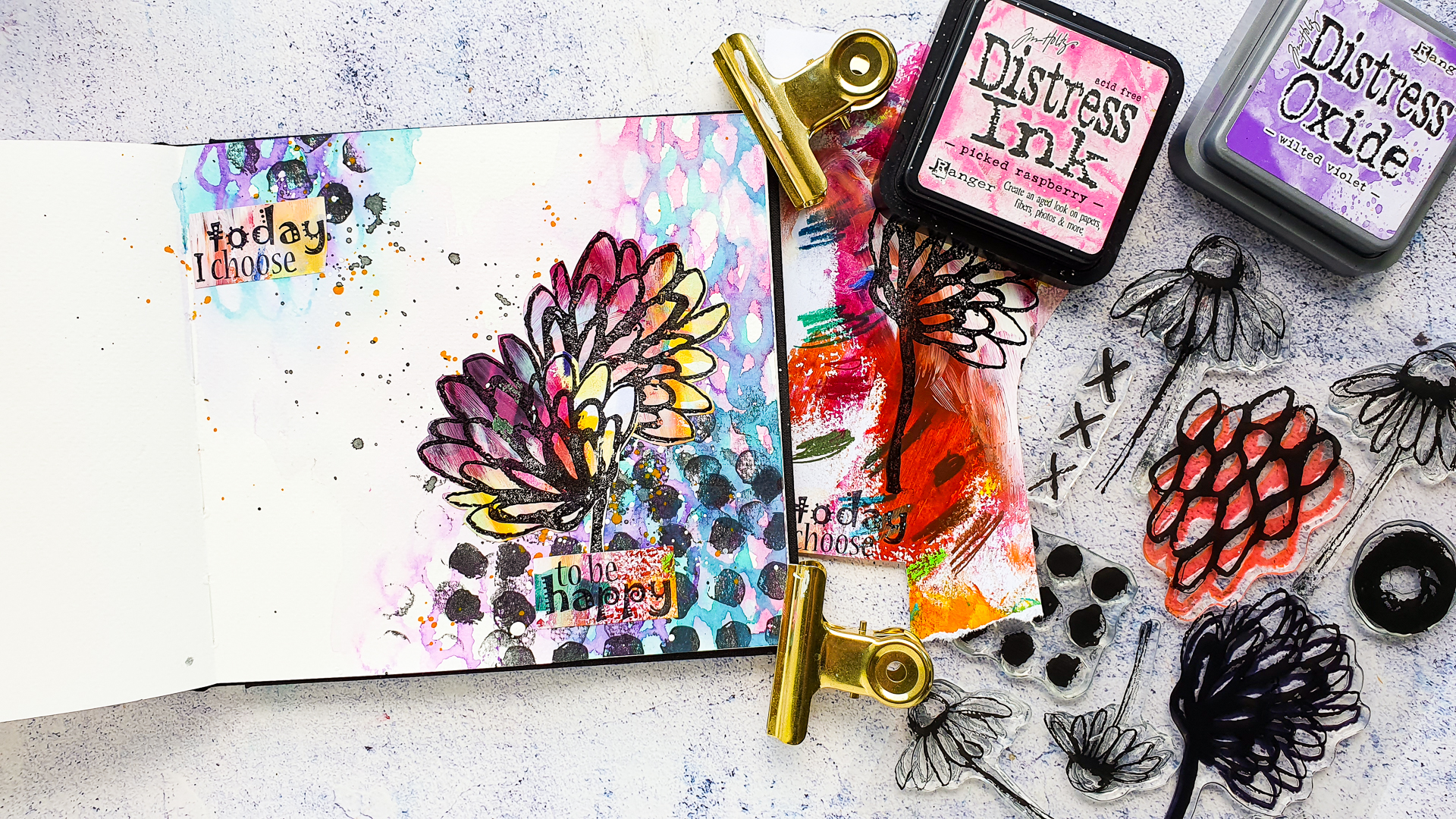 Art Journaling with Distress Inks & Oxides – Video Tutorial + NEW ...