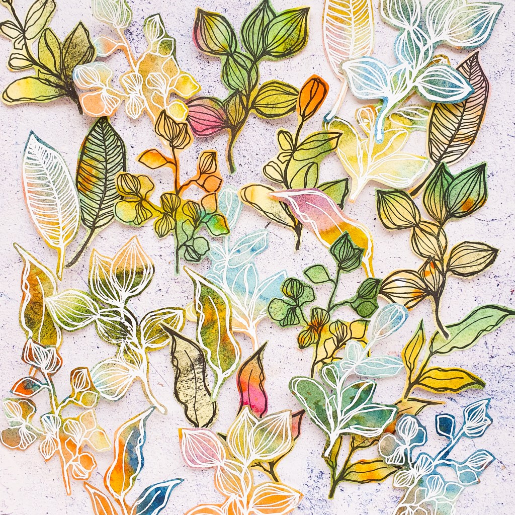 Mixed Media Mini Collages from Paper Scraps – Video Tutorial – Susanne ...