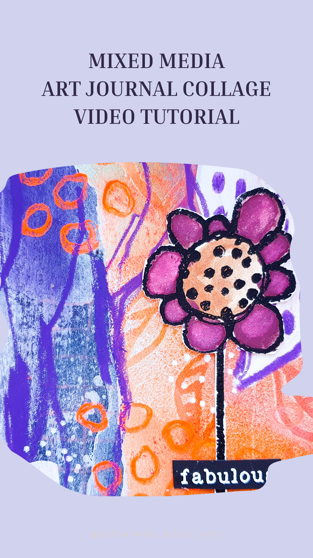 Abstract Mixed Media Collages in my Art Journal – Video Tutorial ...