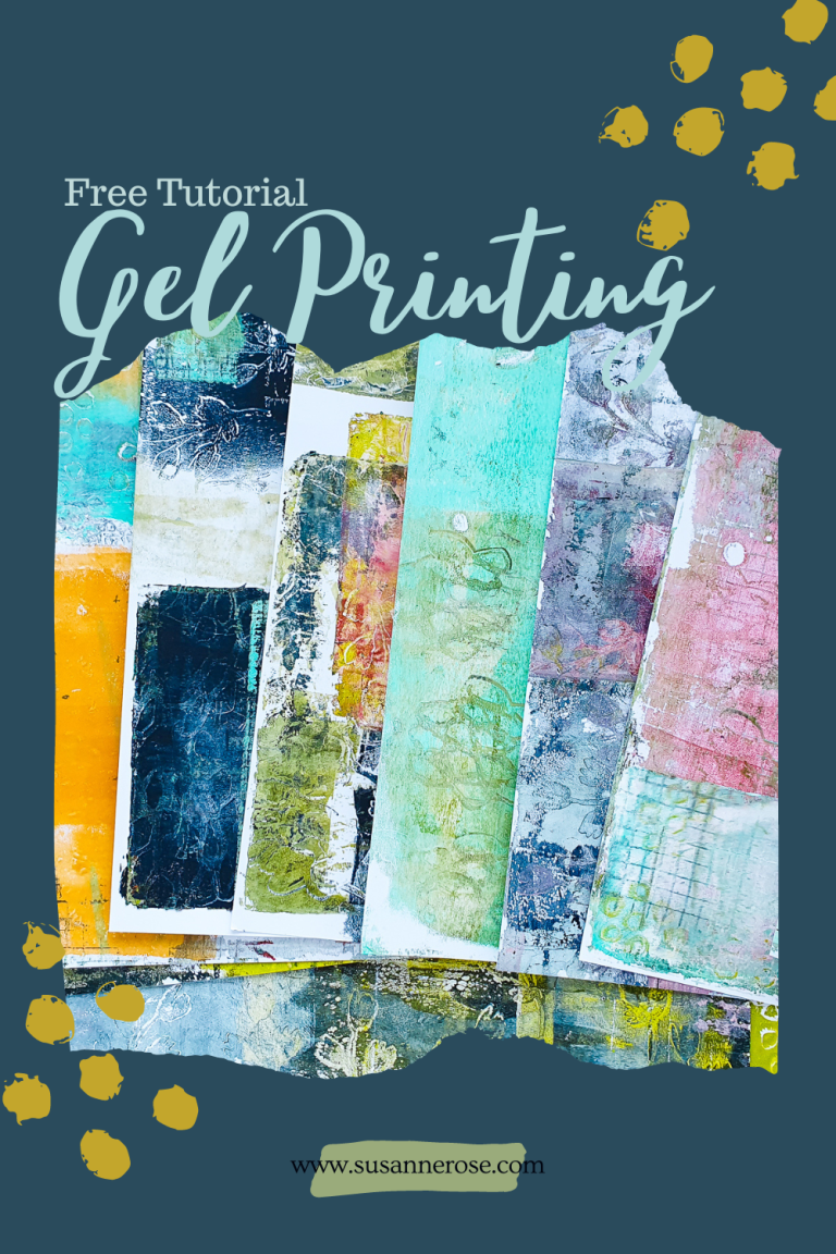 Printing Background Papers with the Gelli Plate – Susanne Rose Art