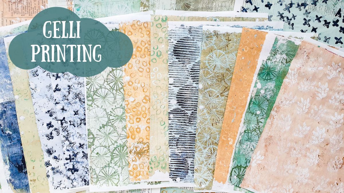 Printing Collage Papers with the Gelli Plate – Susanne Rose Art