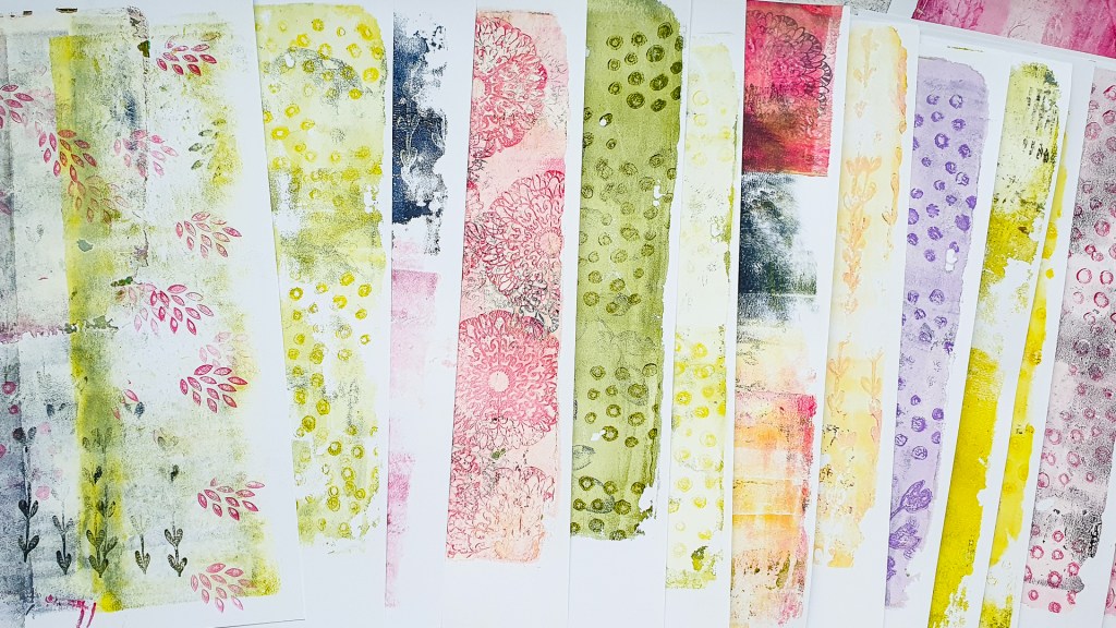 Gelli Printing Tutorial – How to make your own Design Papers in Spring ...
