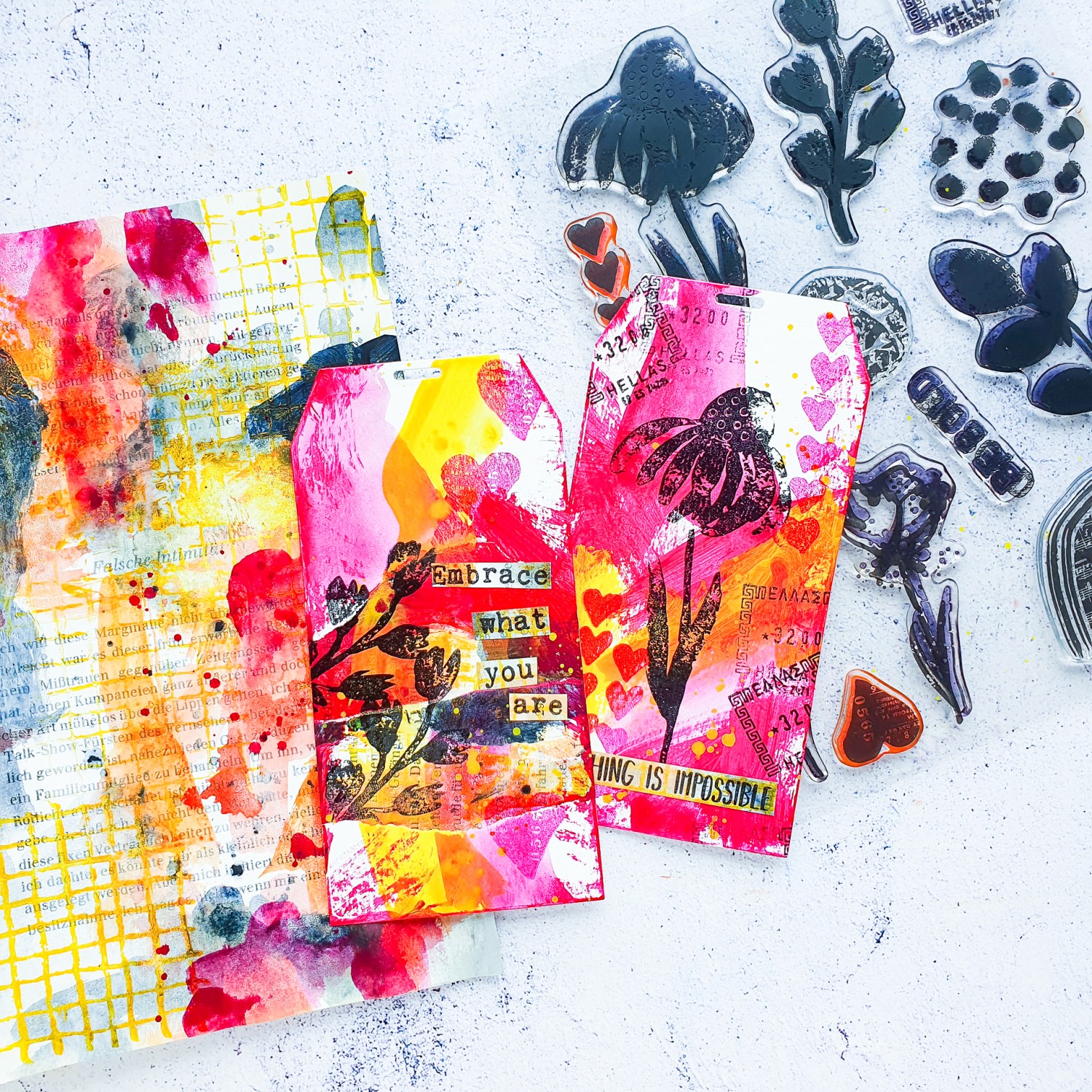 Mixed Media Tags – Video Tutorials – Susanne Rose