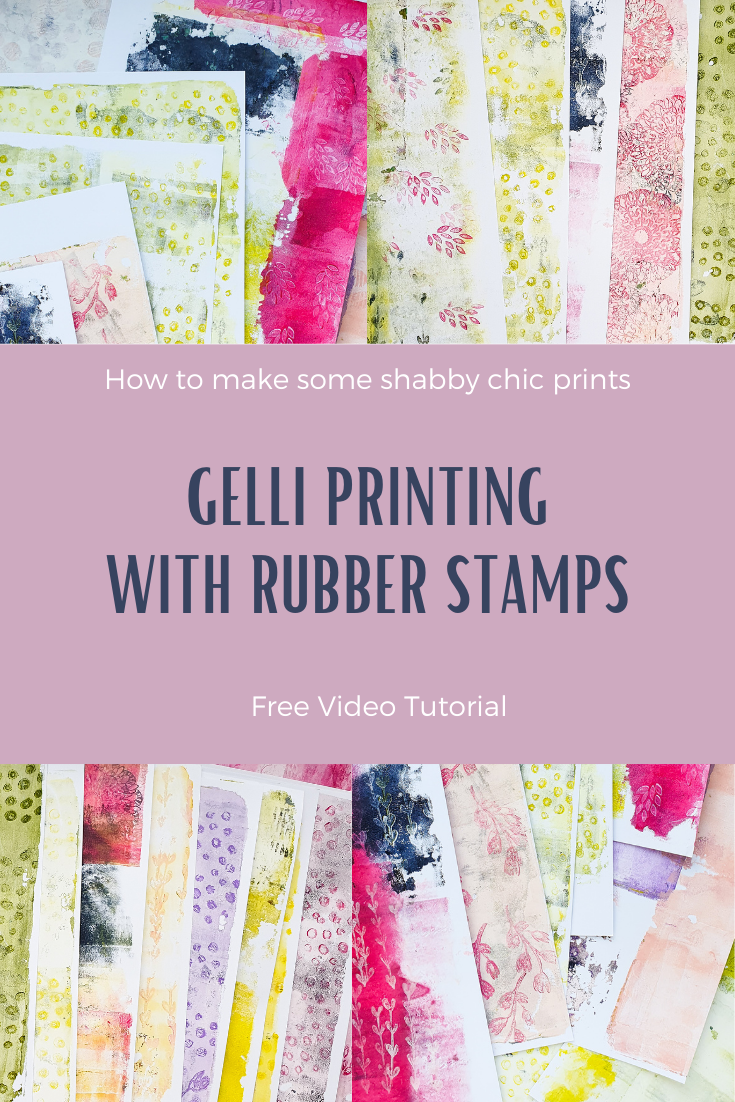Gelli Printing Tutorial – How to make your own Design Papers in Spring ...