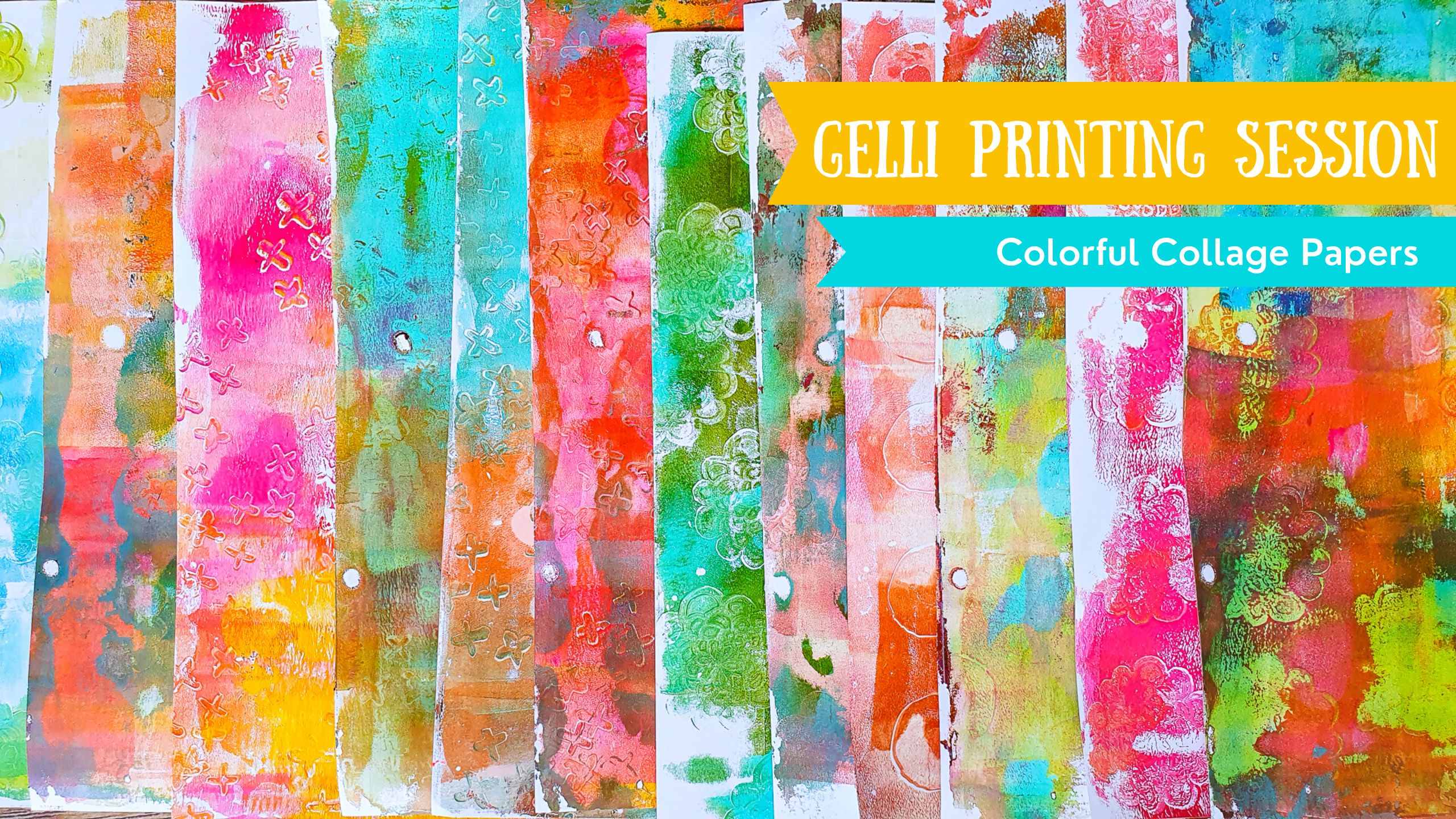 Gelli Printing with Stamps- Let’s make some amazing Papers! – Susanne ...