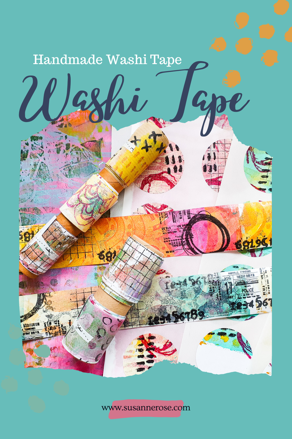 Make your own Washi Tape! Full Video Tutorial! – Susanne Rose Art