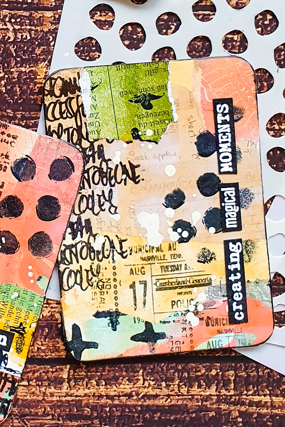Let’s make some layered Mixed Media Journaling Cards – Susanne Rose