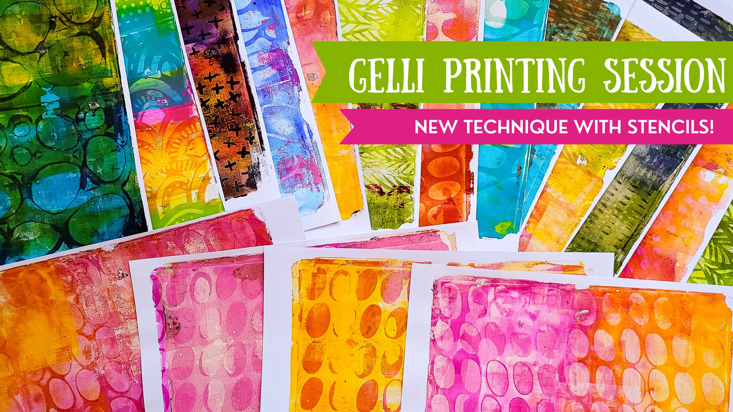Brand new way to use your Stencils for Gelli Printing! – Susanne Rose Art