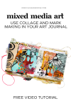 Mixed Media & Collage in my Junk Art Journal – Process Video – Susanne ...