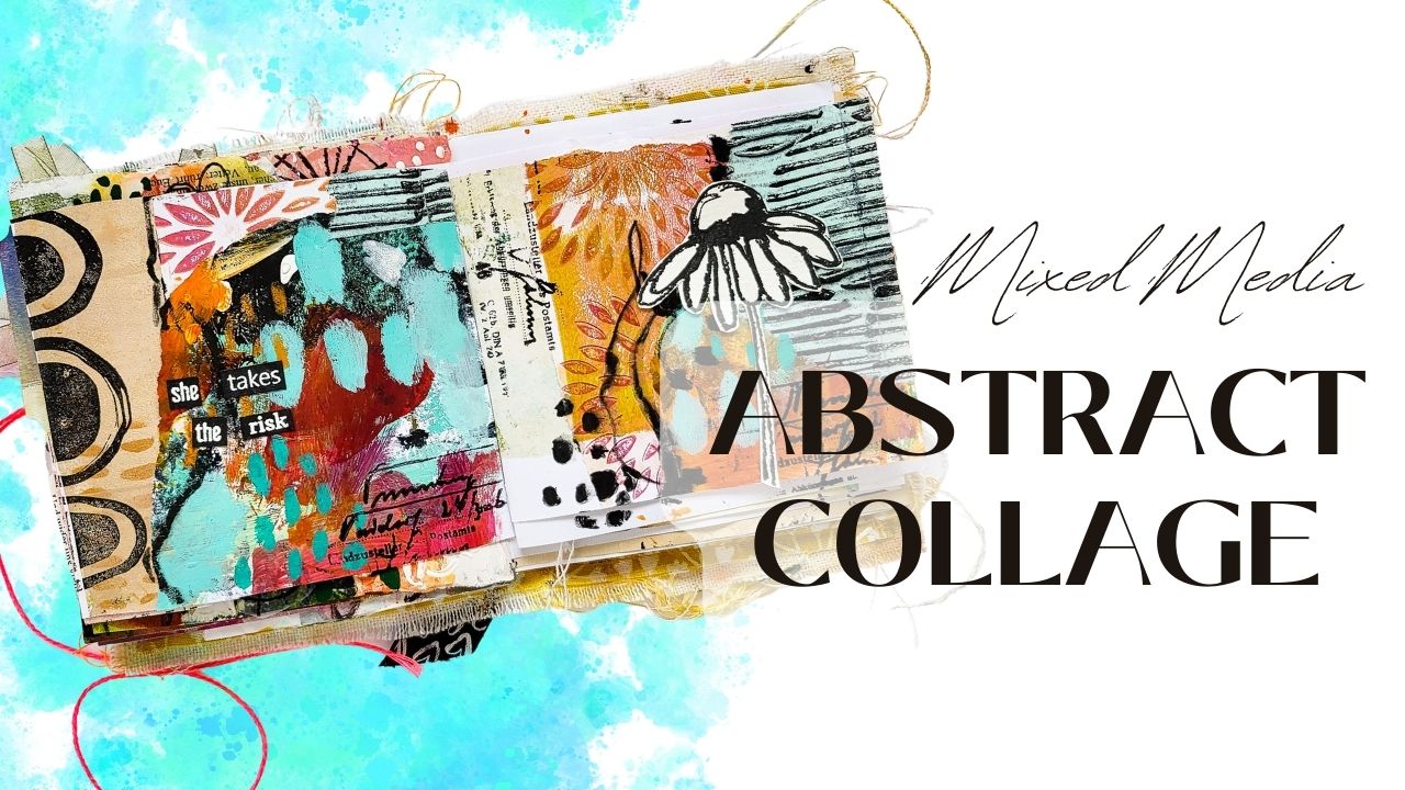 Mixed Media & Collage in my Junk Art Journal – Process Video – Susanne ...