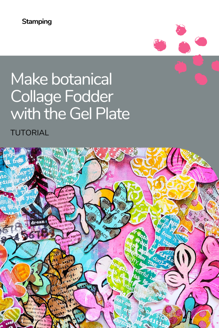 How to make Floral Collage Fodder – Video Tutorial – Susanne Rose Art