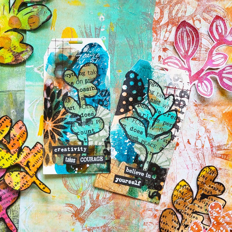 How to make Floral Collage Fodder – Video Tutorial – Susanne Rose Art