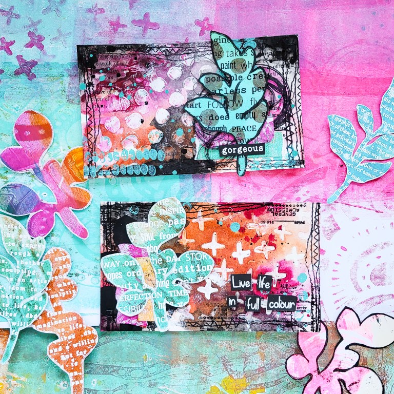 How to make Floral Collage Fodder – Video Tutorial – Susanne Rose Art