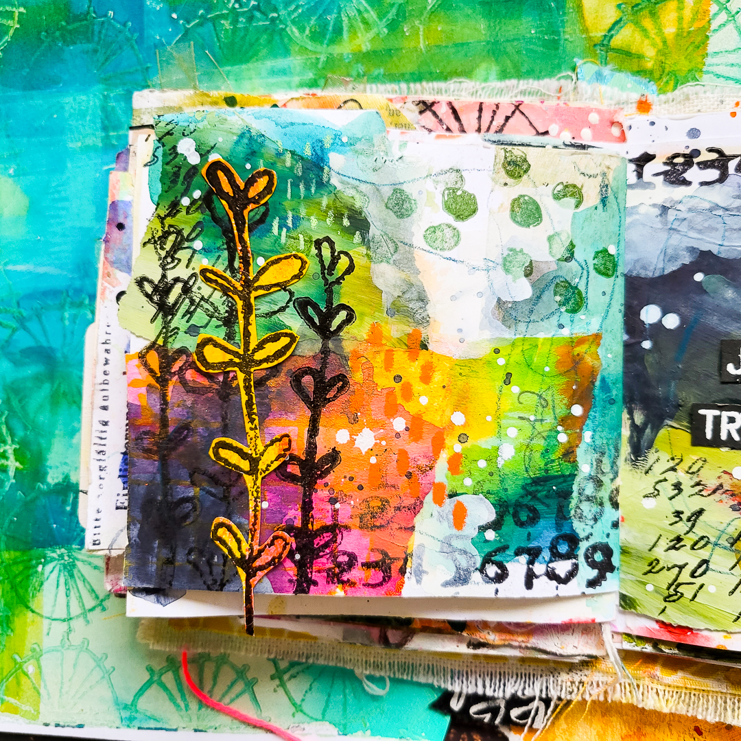 Art Journaling with Collage and Mark Making – Video Tutorial – Susanne ...
