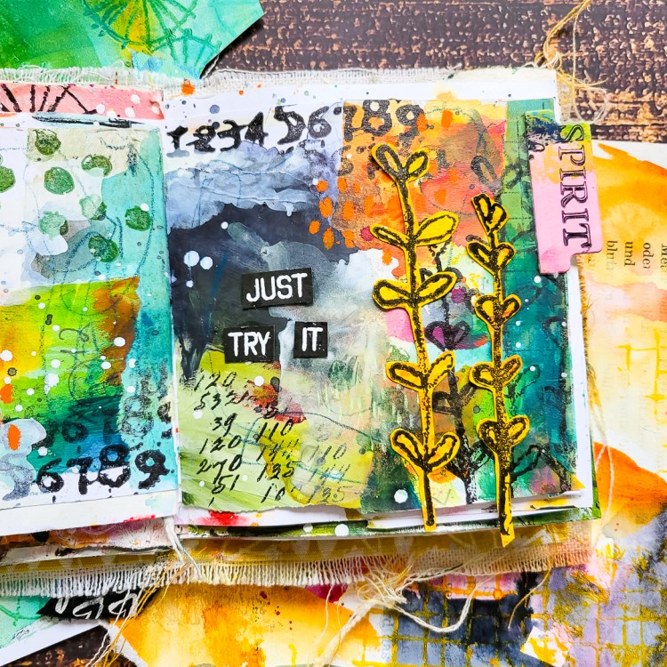 Art Journaling with Collage and Mark Making – Video Tutorial – Susanne ...