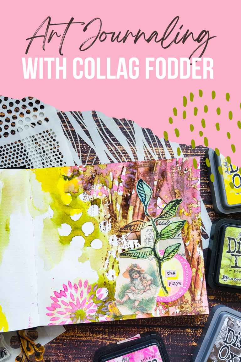 Ink Smooshing with Distress Inks & Oxides – An Art Journal Background ...