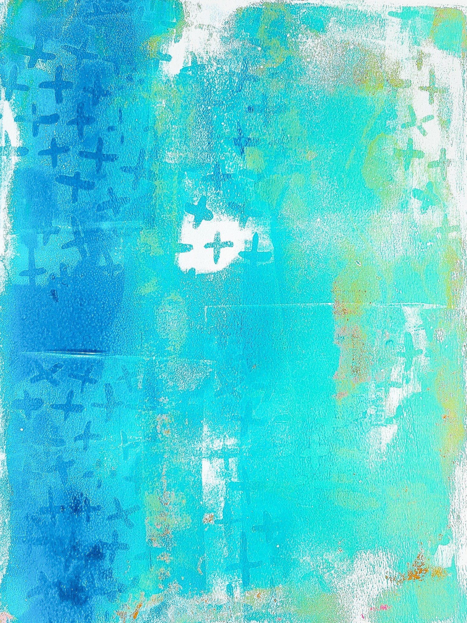 Making Gelli Prints directly in my Sketchbook – Susanne Rose