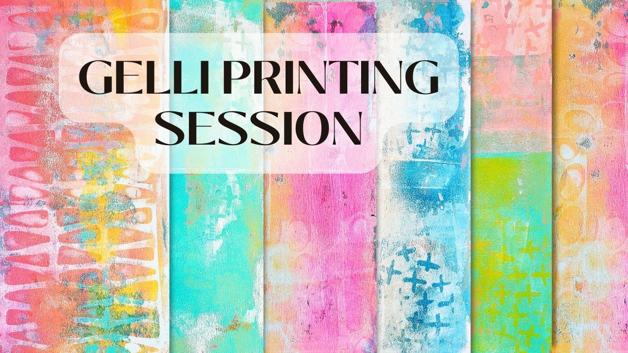Making Gelli Prints directly in my Sketchbook – Susanne Rose Art