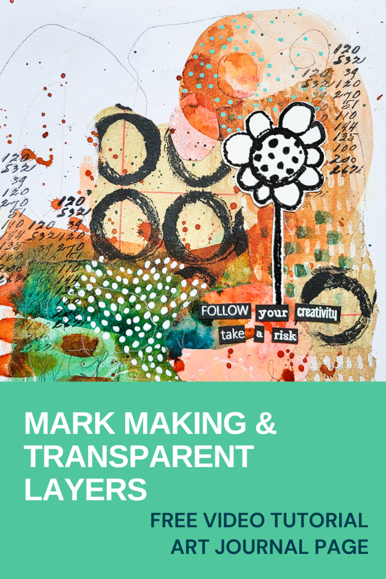 Mark Making and Transparent Layers – Video Tutorial – Susanne Rose Art