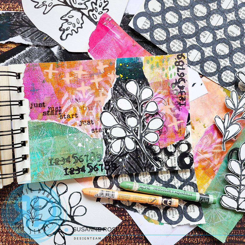 Mixed Media Collage Tutorial – Susanne Rose Art