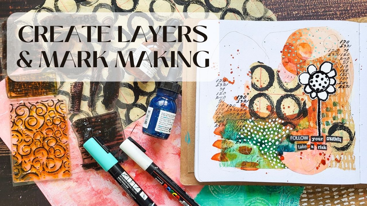 Mark Making and Transparent Layers – Video Tutorial – Susanne Rose Art