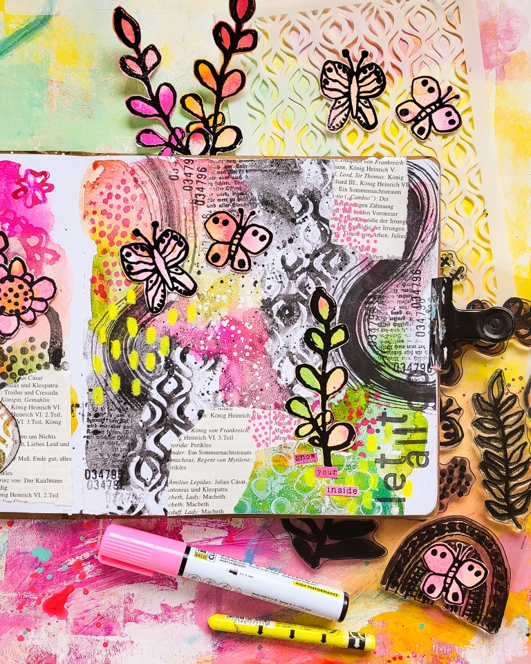 Art Journal Tutorial- YouTube Membership – Susanne Rose Art