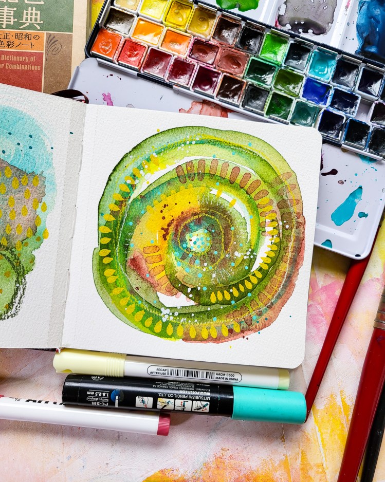 Creative Play with Watercolors & Mark Making – Free Video – Susanne Rose